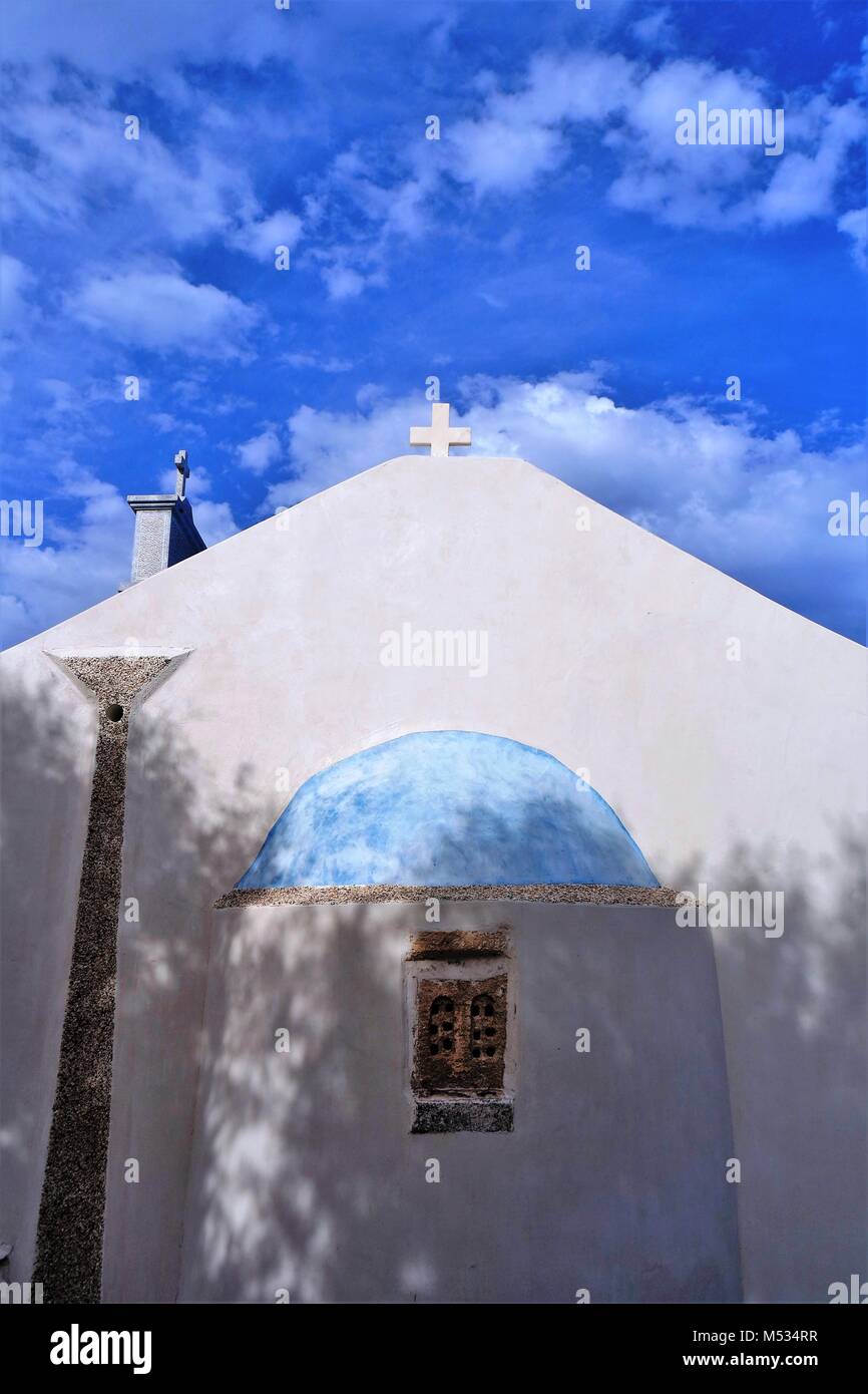 Detail of orthodox chapel, Crete Stock Photo - Alamy
