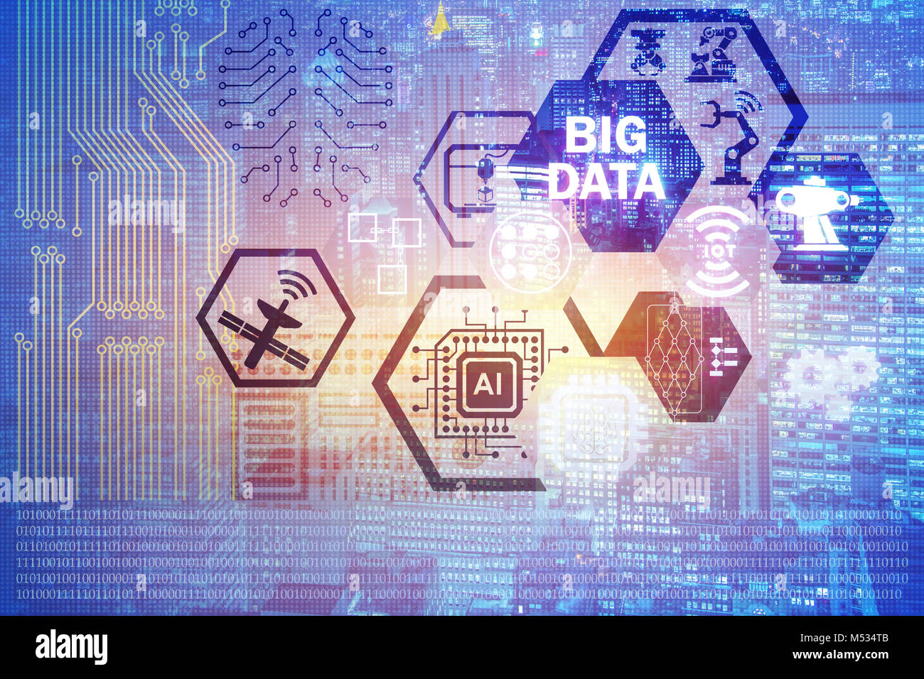 Big data modern computing concept Stock Photo - Alamy