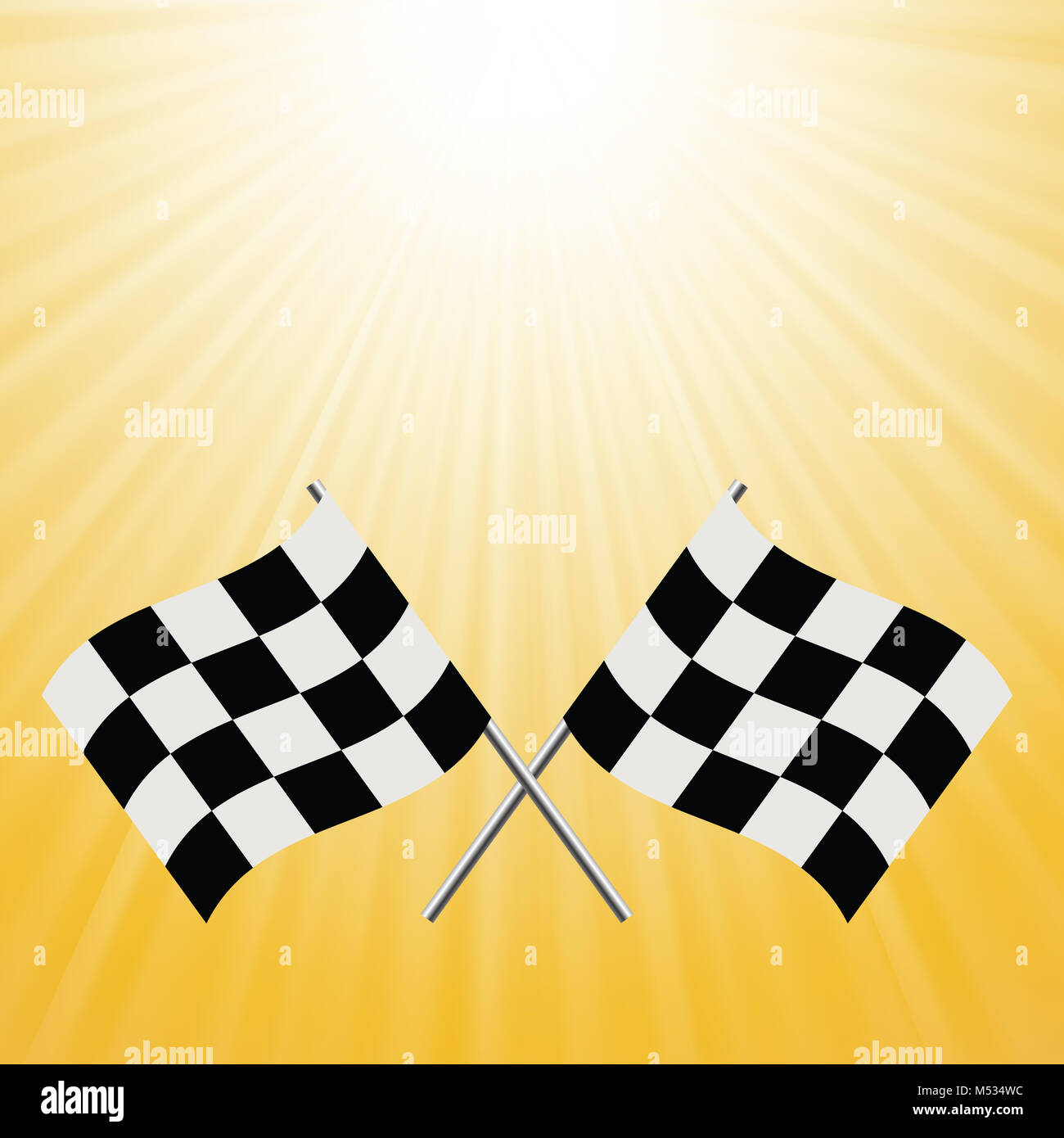 Checkered flags hi-res stock photography and images - Alamy