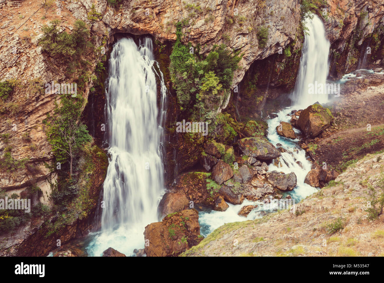 Waterfall in Turkey Stock Photo - Alamy