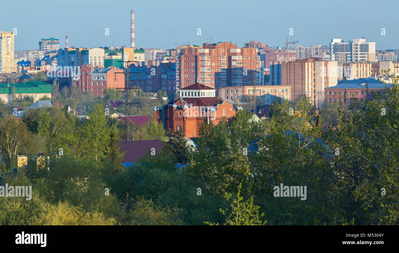 Omsk russia aerial view hi-res stock photography and images - Alamy