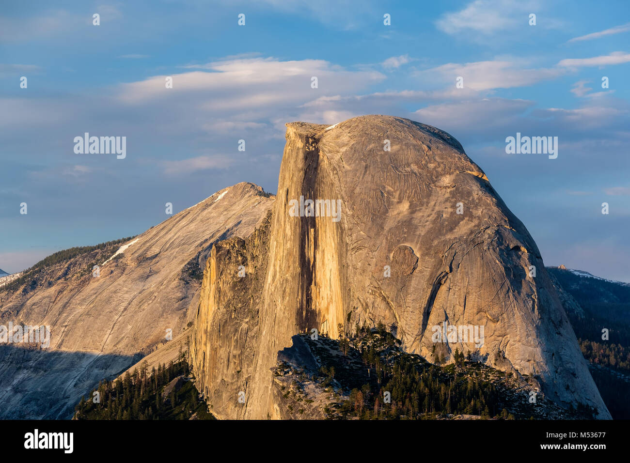 Half Dome rock formation in Yosemite National Park Stock Photo - Alamy
