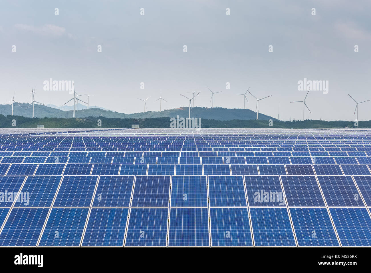 Farm wind turbine solar panel hi-res stock photography and images - Alamy