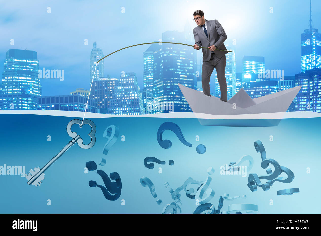 Man fishing from sailboat hi-res stock photography and images - Alamy