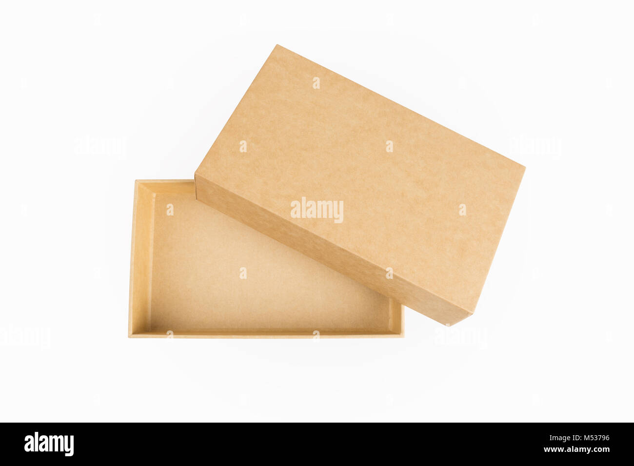 Blank kraft paper business Cut Out Stock Images & Pictures - Alamy