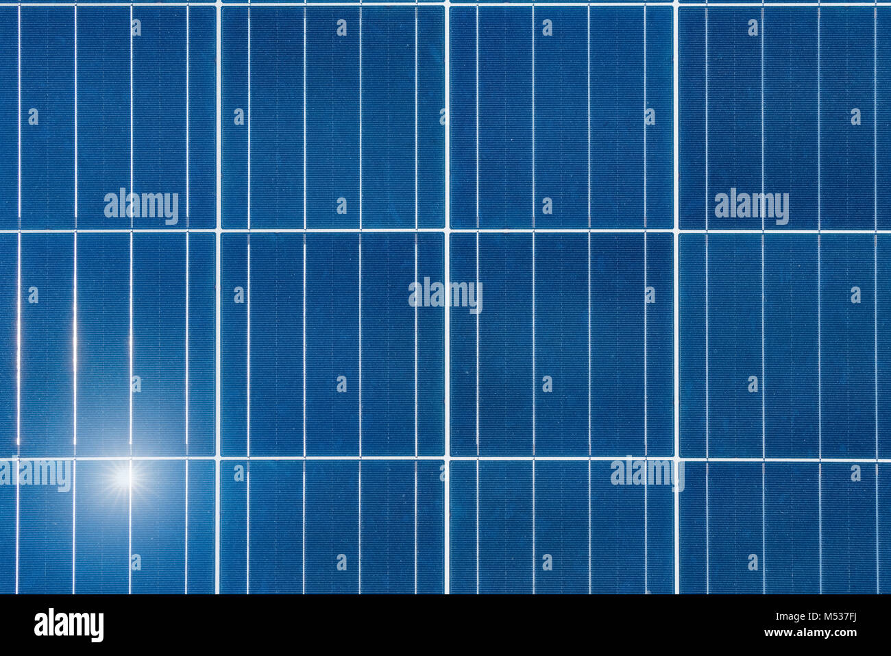 solar panel with sun closeup Stock Photo - Alamy