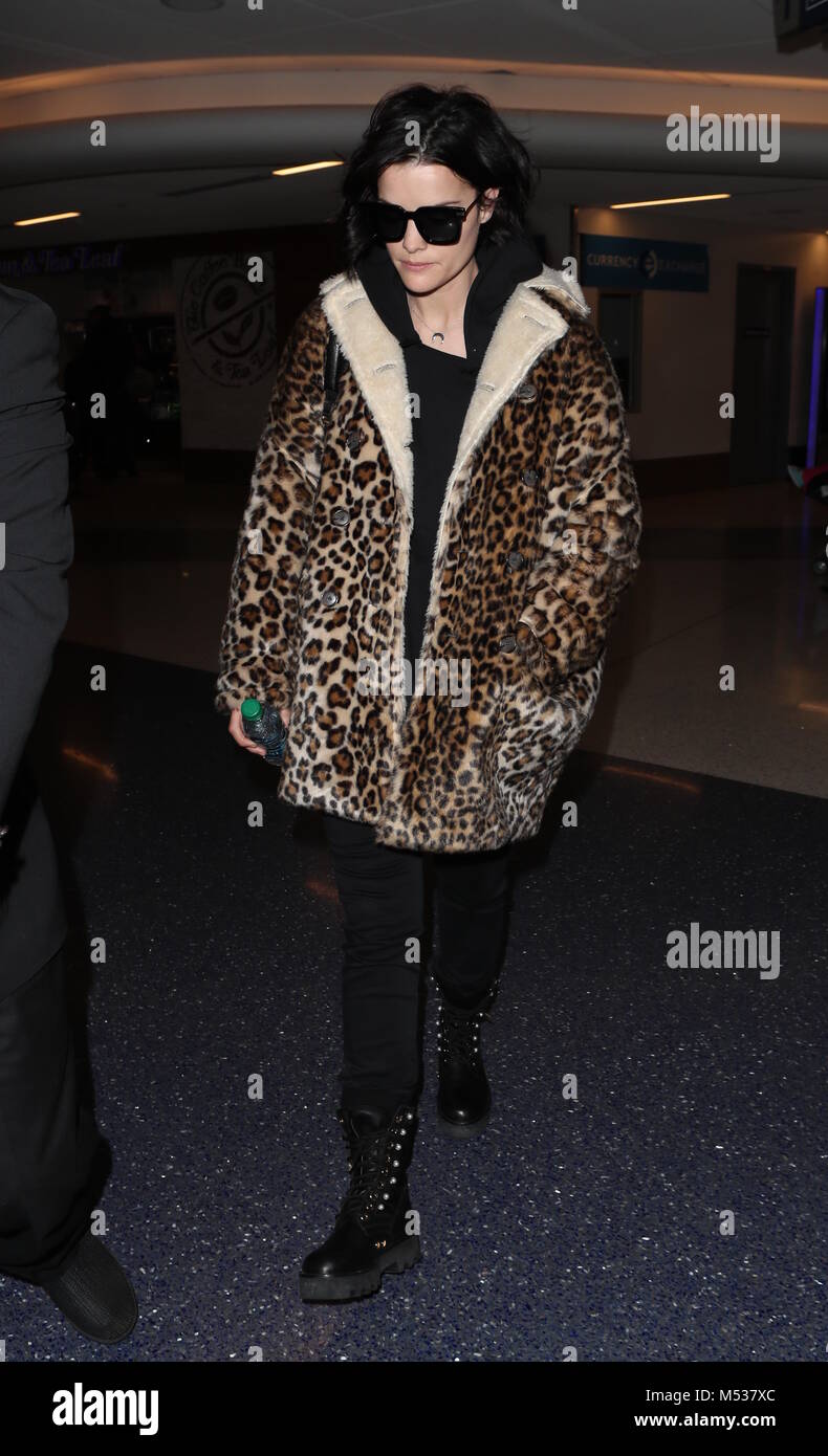 Jamie Alexander arrives at the airport Featuring: Jamie Alexander Where ...