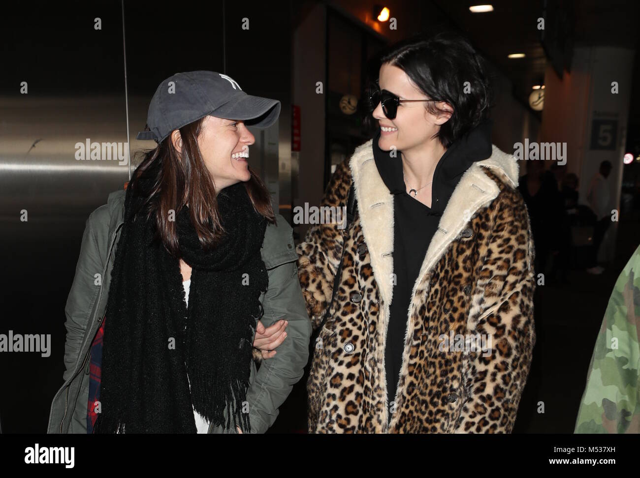 Jamie Alexander arrives at the airport Featuring: Jamie Alexander Where ...