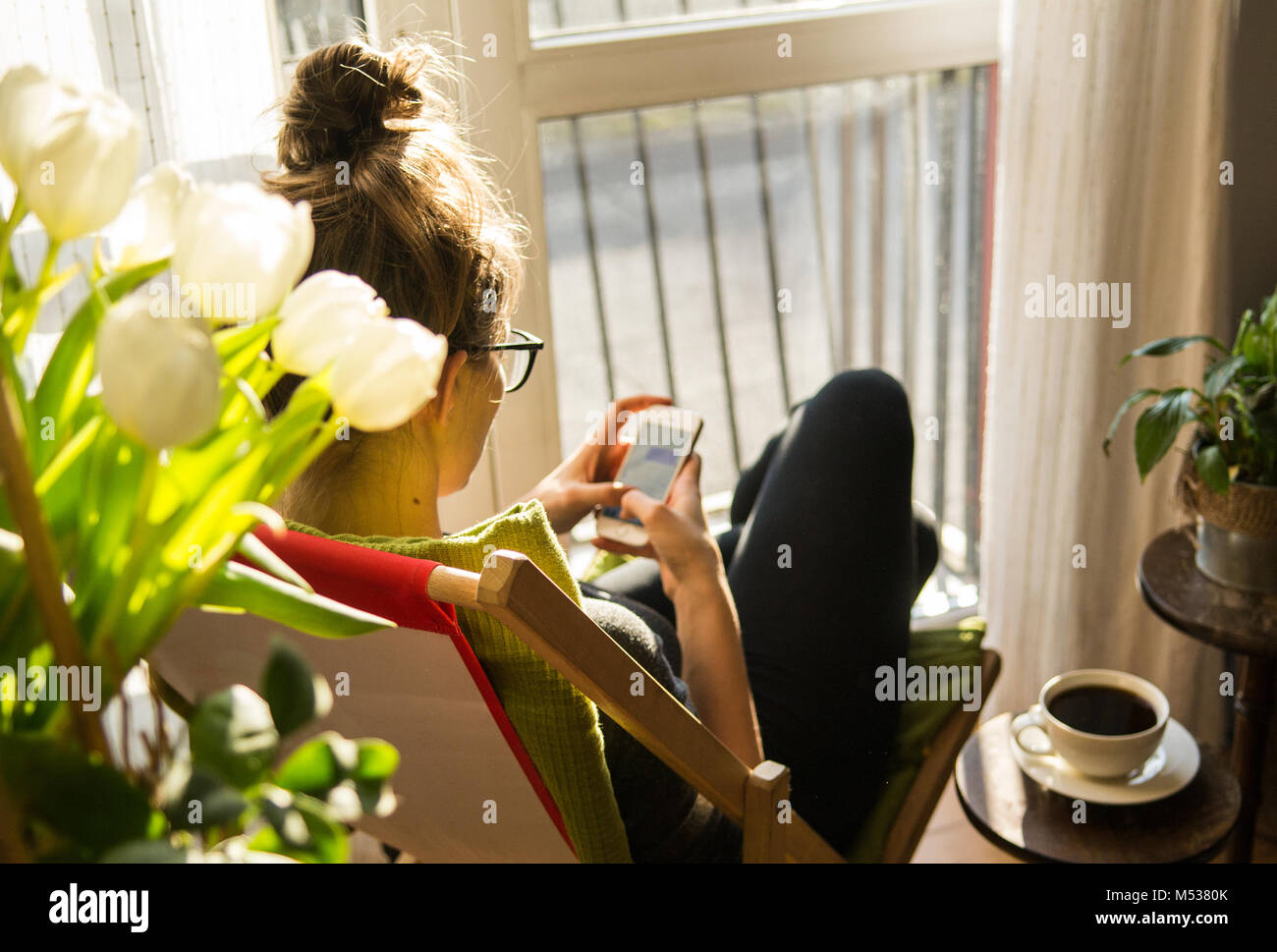 Starting a busy day Stock Photo - Alamy