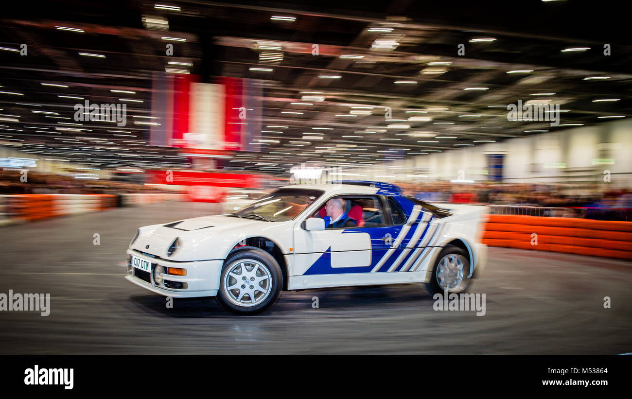 Ford RS 200 Historic Rally Car at The London Classic Car Show ...