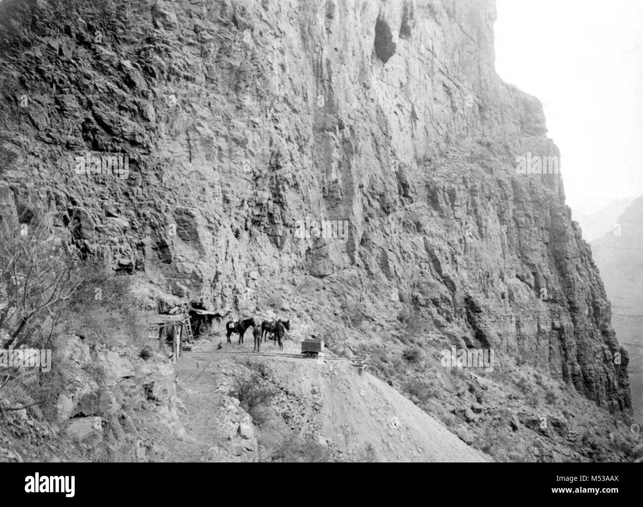 MINERAL LEDGE TUNNEL INTO LEVEL 7 ON HORSESHOE MESA COPPER MINE ...