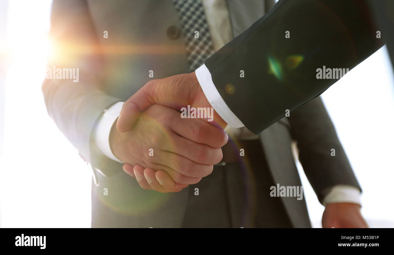 Effective negotiation with client. Business concept photo Stock Photo ...