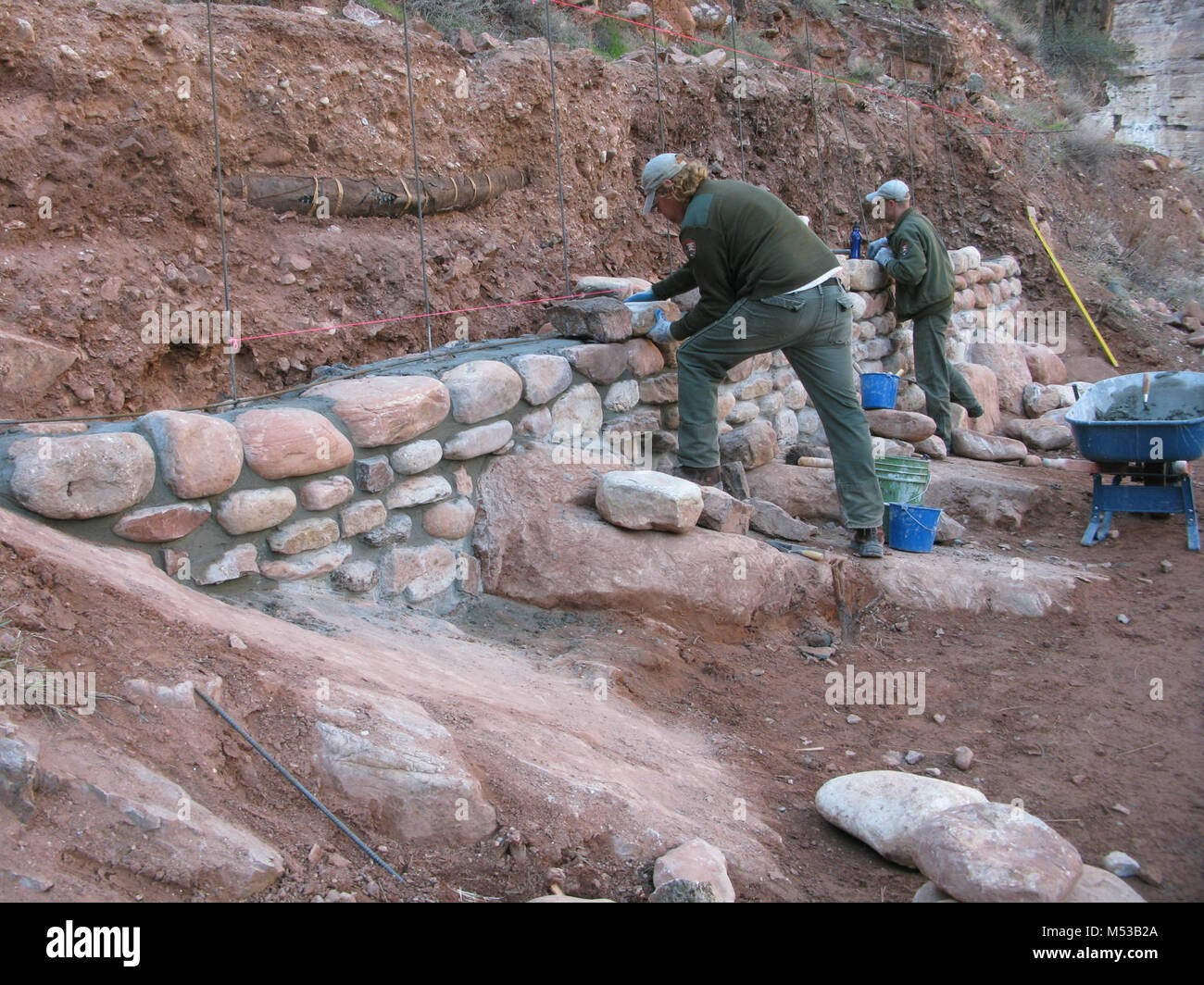 During February of 2012 Grand Canyon's Trail Crew rebuilt a 100 foot ...