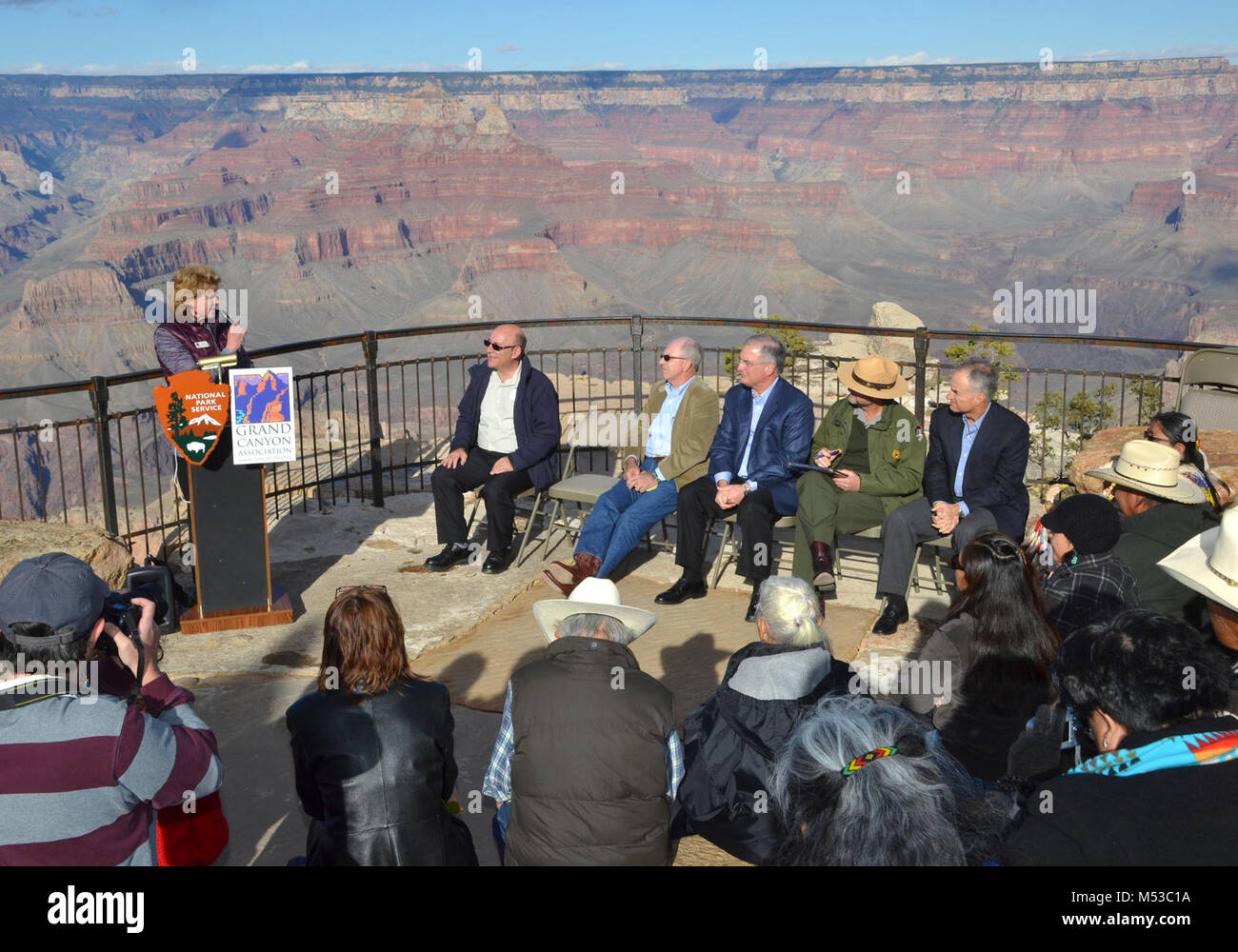 Grand Canyon Mather Point Landmark Dedication . New Mather Point ...
