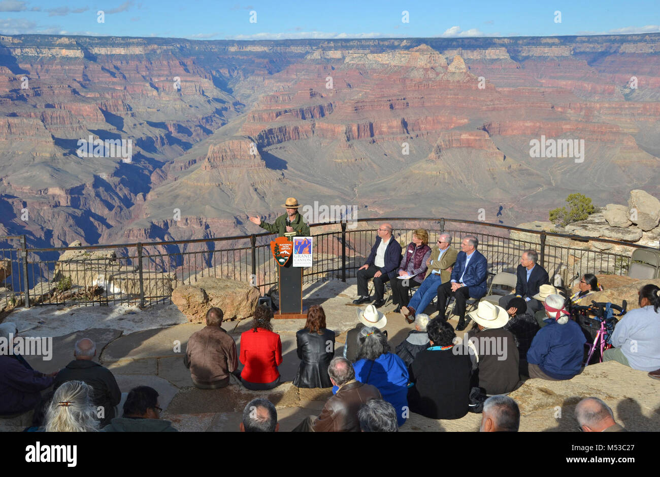 Grand Canyon Mather Point Landmark Dedication . New Mather Point ...