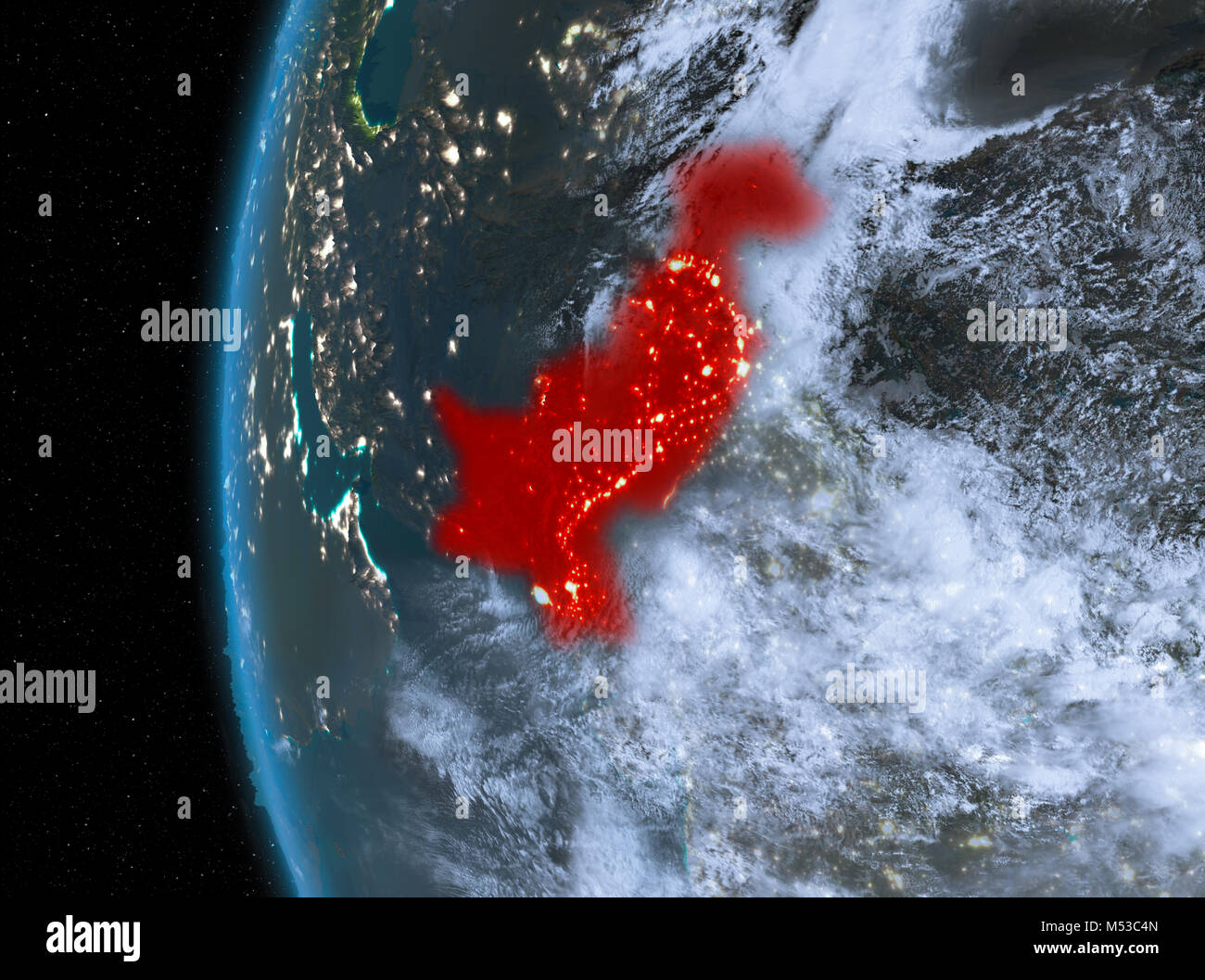 Map of pakistan High Resolution Stock Photography and Images - Alamy
