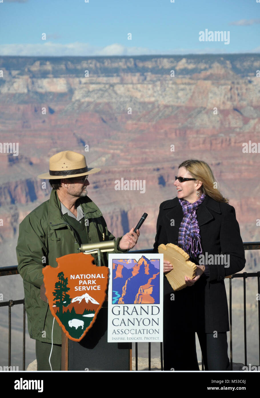 Grand Canyon Mather Point Landmark Dedication . New Mather Point ...