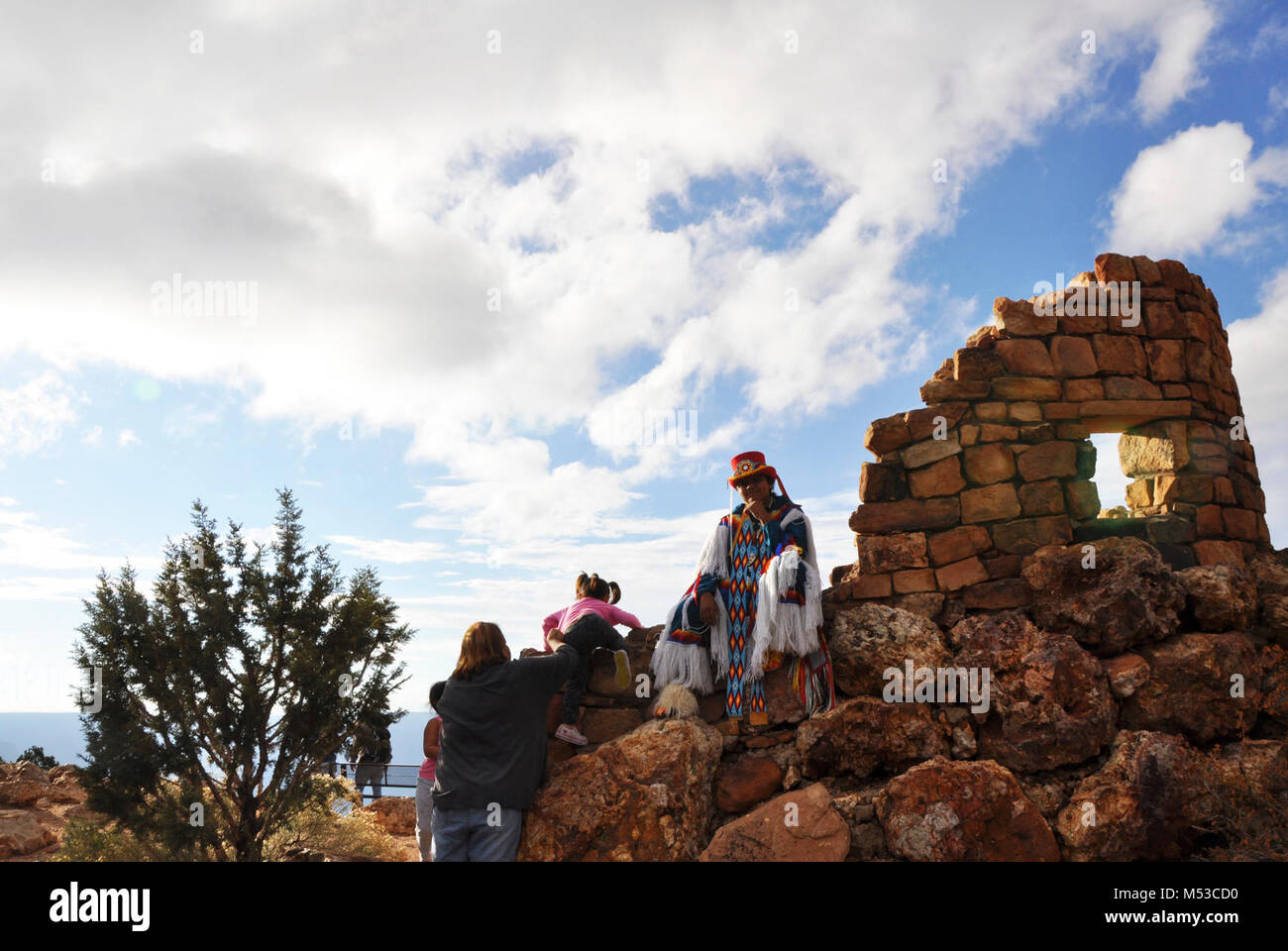 Grand Canyon History Symposium Desert View Watchtower . View of a ...