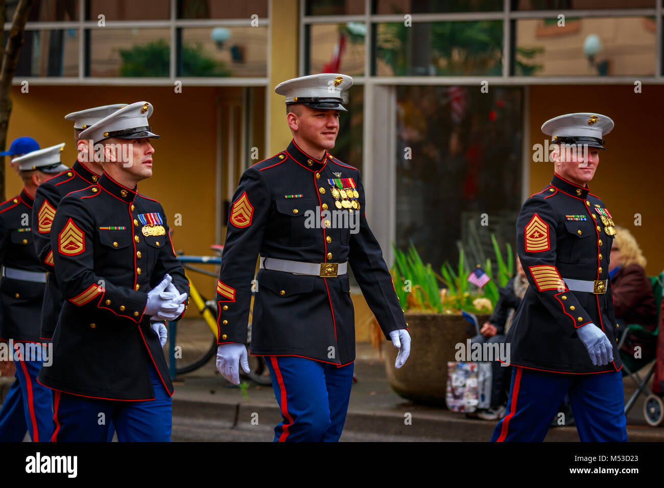 Portland, Oregon, USA - November 11, 2017: The annual Ross Hollywood ...