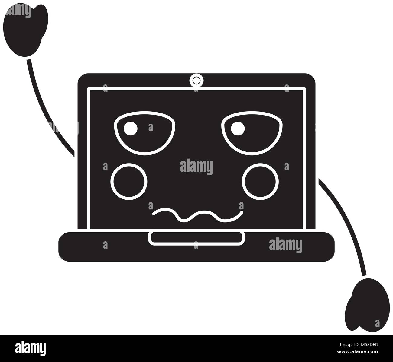 Sad device Stock Vector Images - Alamy