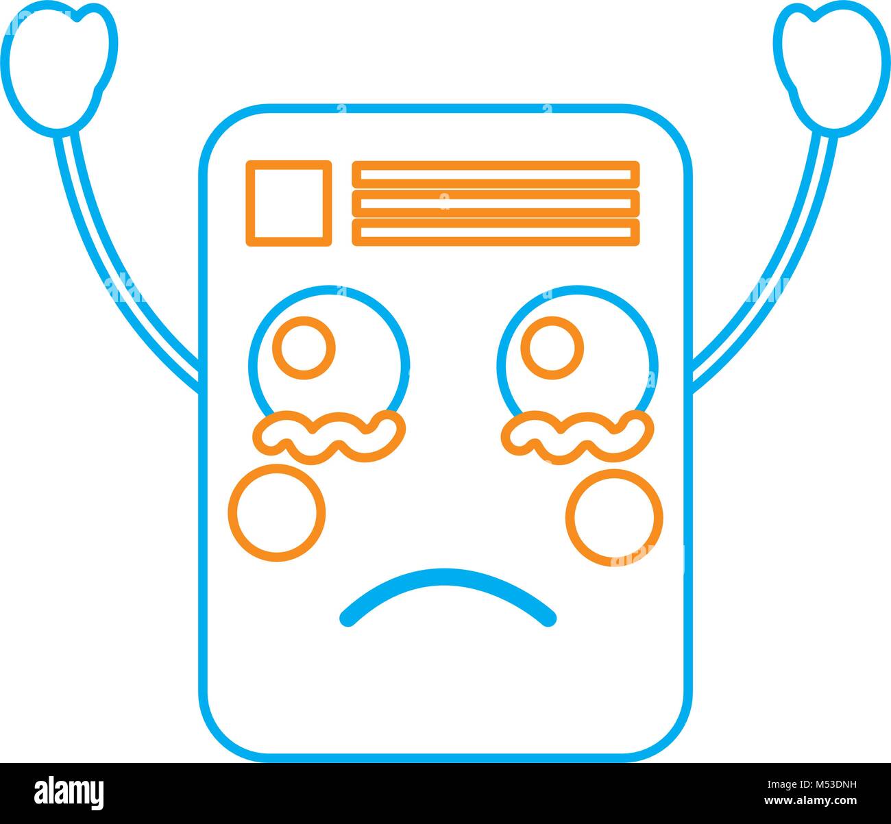 document sad emoji icon image Stock Vector Image & Art - Alamy