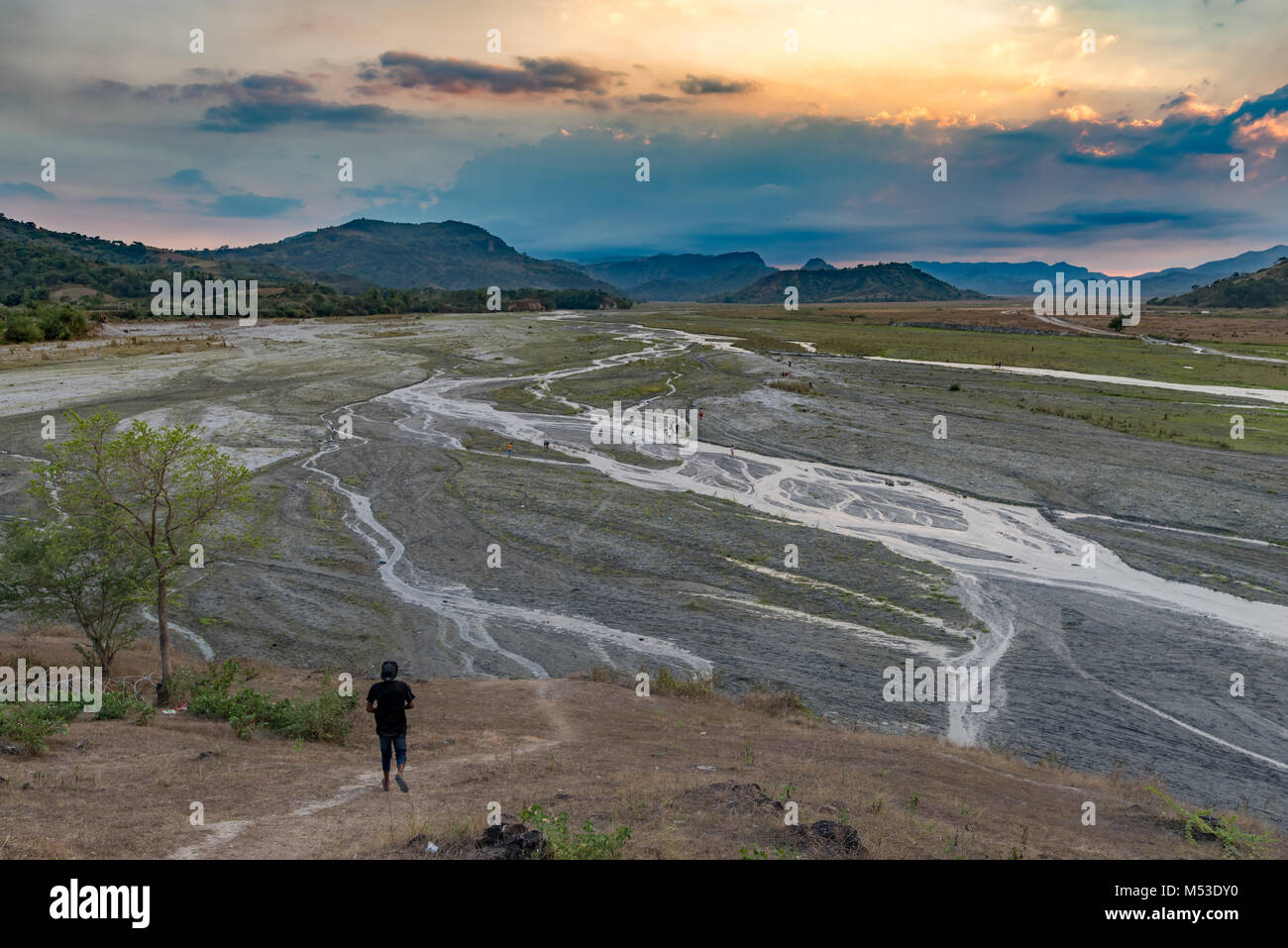 beautiful sunset at Capas , Mt Pinatubo, Philippines Stock Photo - Alamy