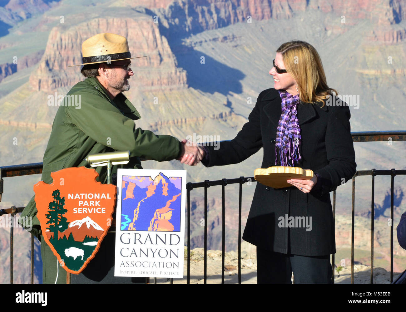 Grand Canyon Mather Point Landmark Dedication . New Mather Point ...