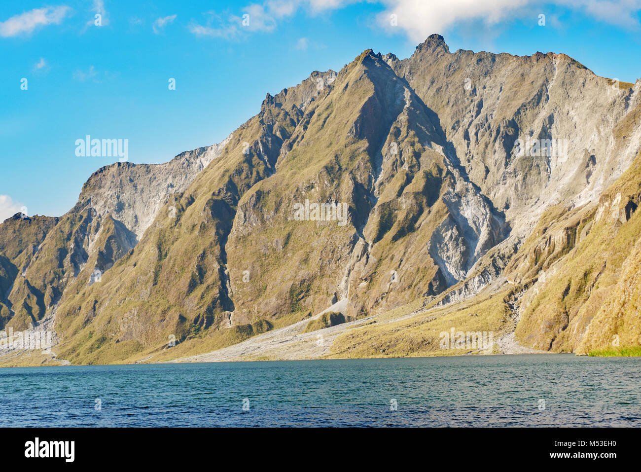 Beautiful landscape at Pinatubo Mountain Crater Lake, Philippines Stock ...