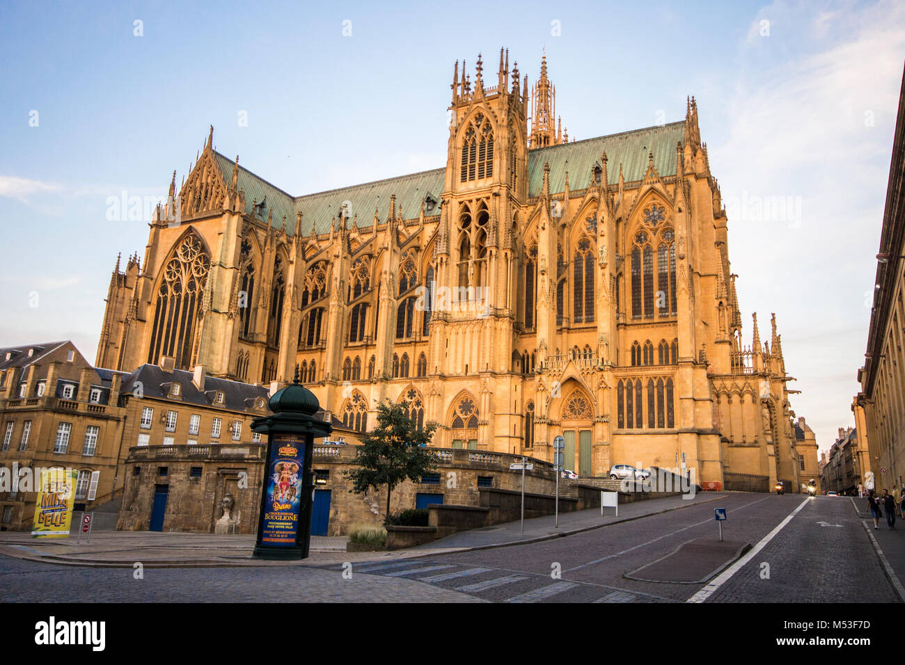 The Cathedral of Saint Stephen (Cathedrale Saint Etienne), a historic ...