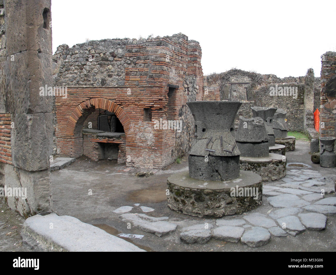 Destroyed by volcano eruption hi-res stock photography and images - Alamy