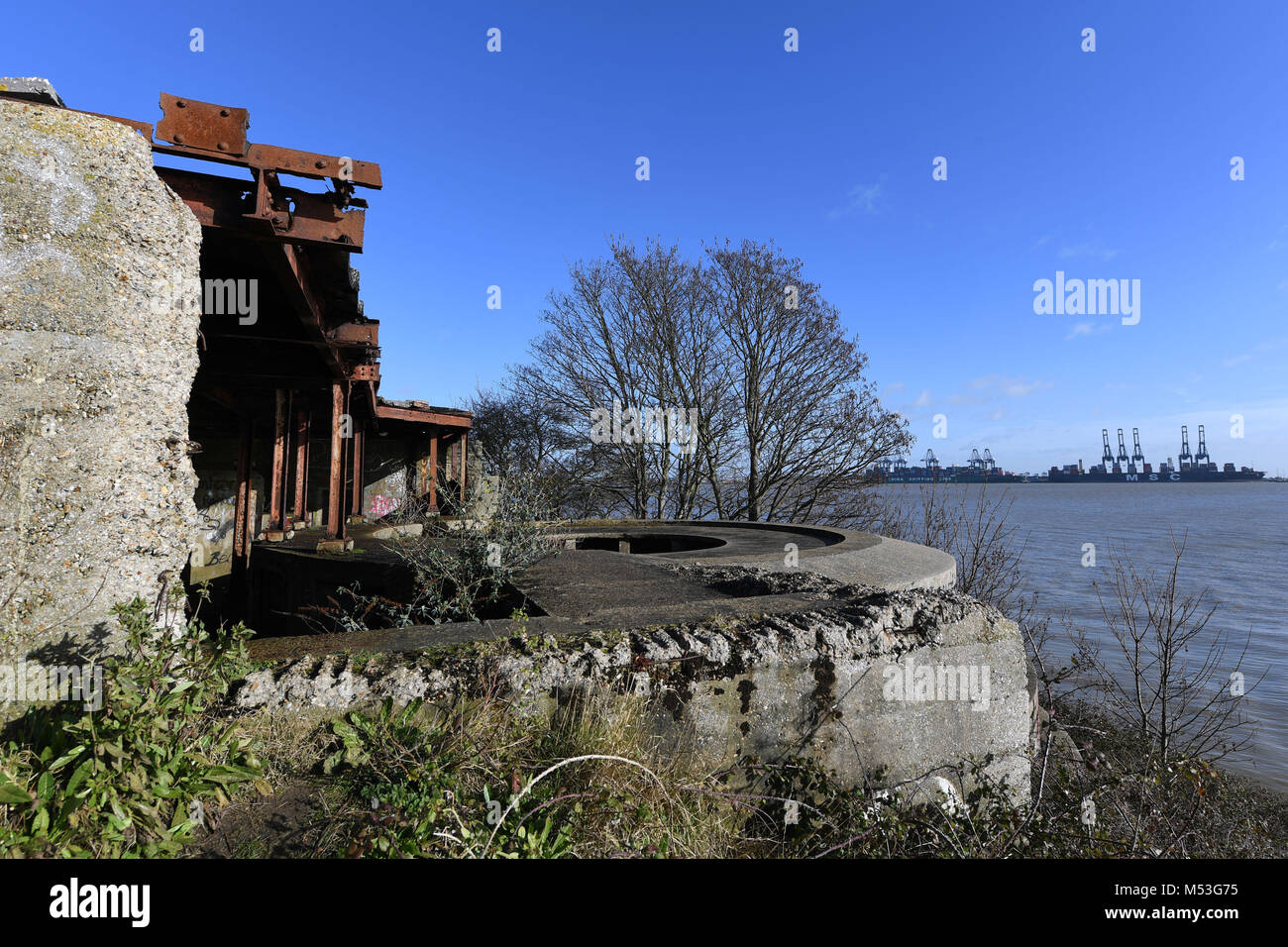 Beacon Hill fort in Harwich, Essex Stock Photo - Alamy