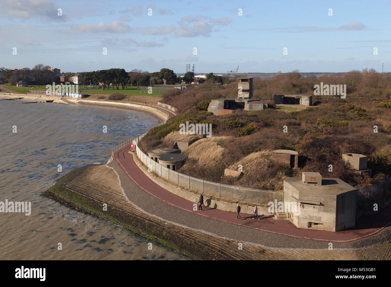 Beacon Hill fort in Harwich, Essex Stock Photo - Alamy