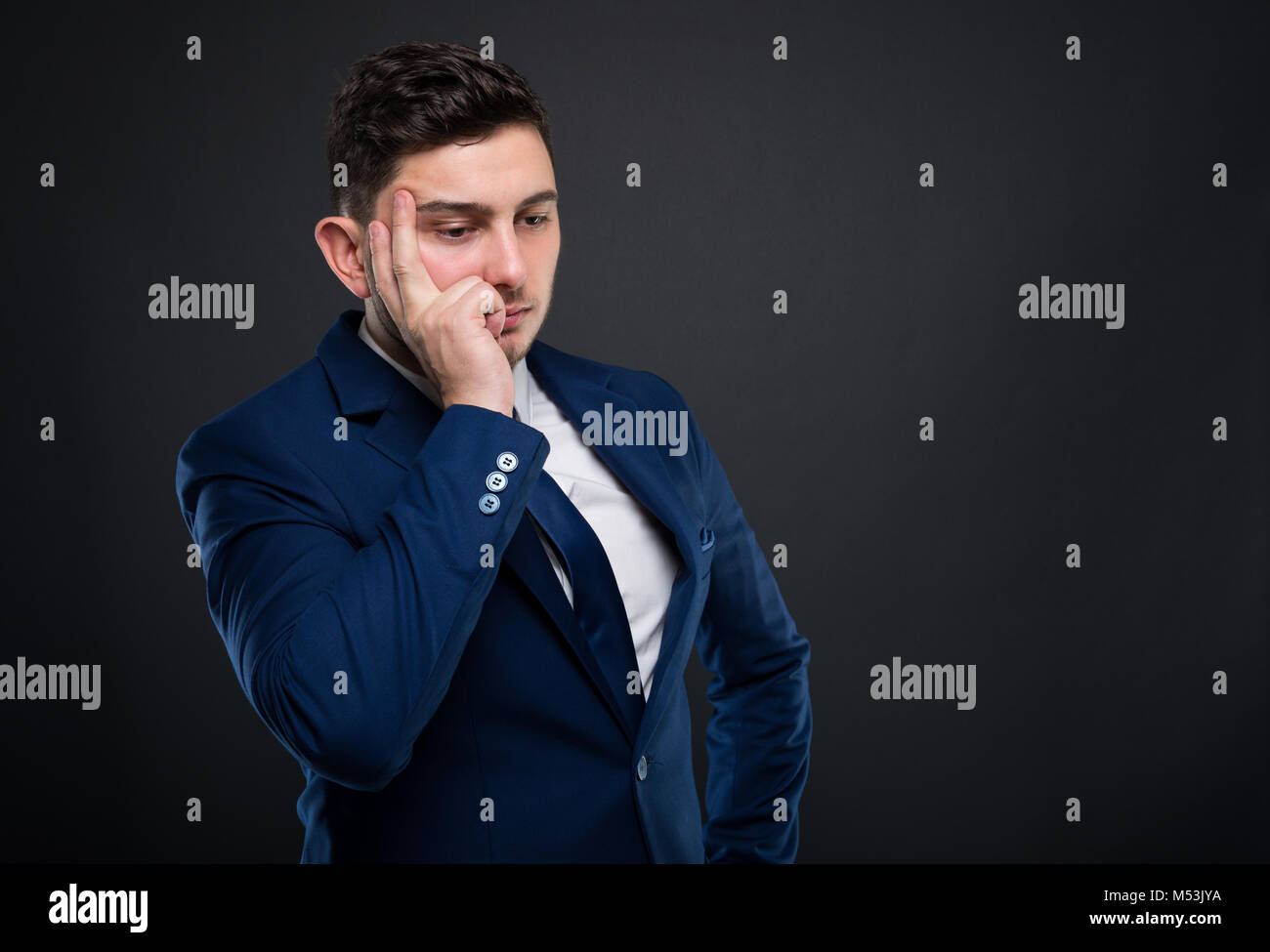Thoughtful ceo deep in hi-res stock photography and images - Alamy