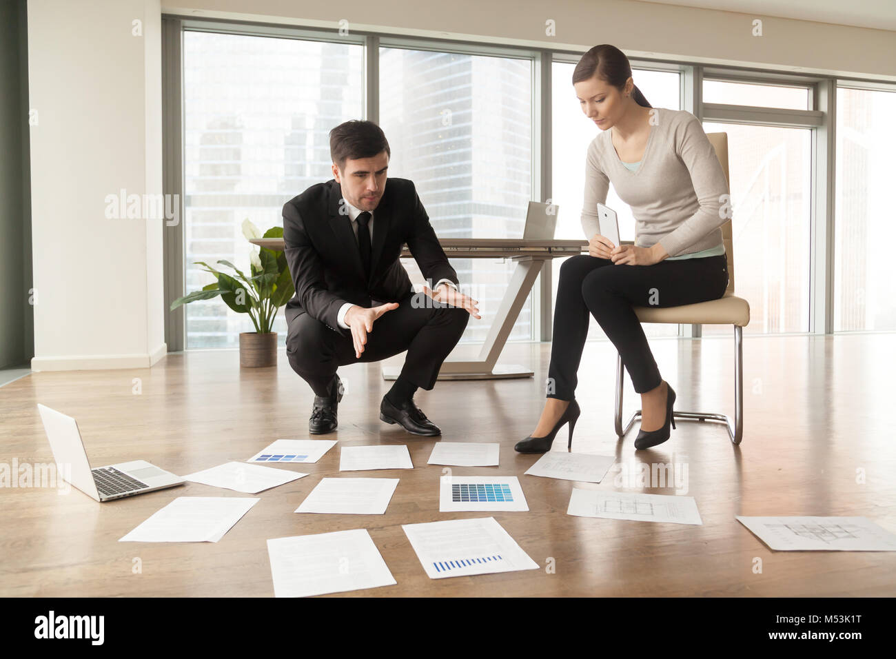 Architect With Client