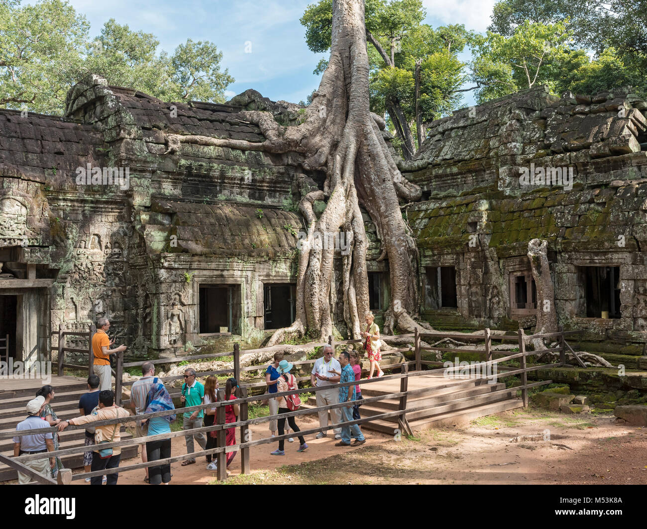 Queue in temple hi-res stock photography and images - Alamy