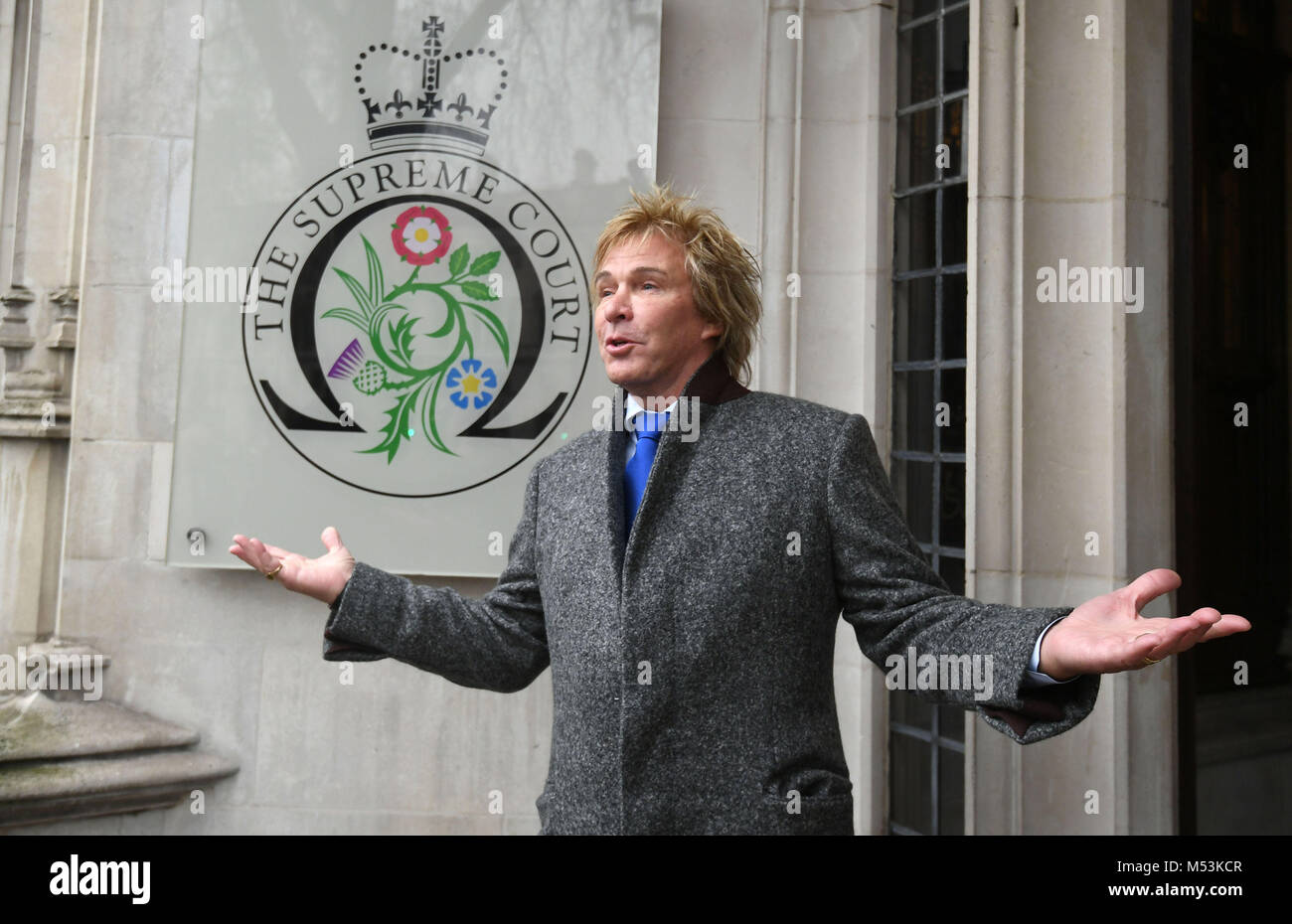 Pimlico Plumbers chief executive Charlie Mullins outside the Supreme ...