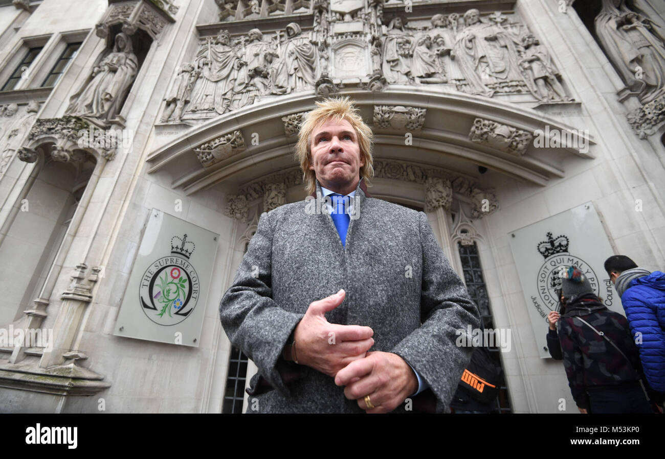 Pimlico Plumbers chief executive Charlie Mullins outside the Supreme ...