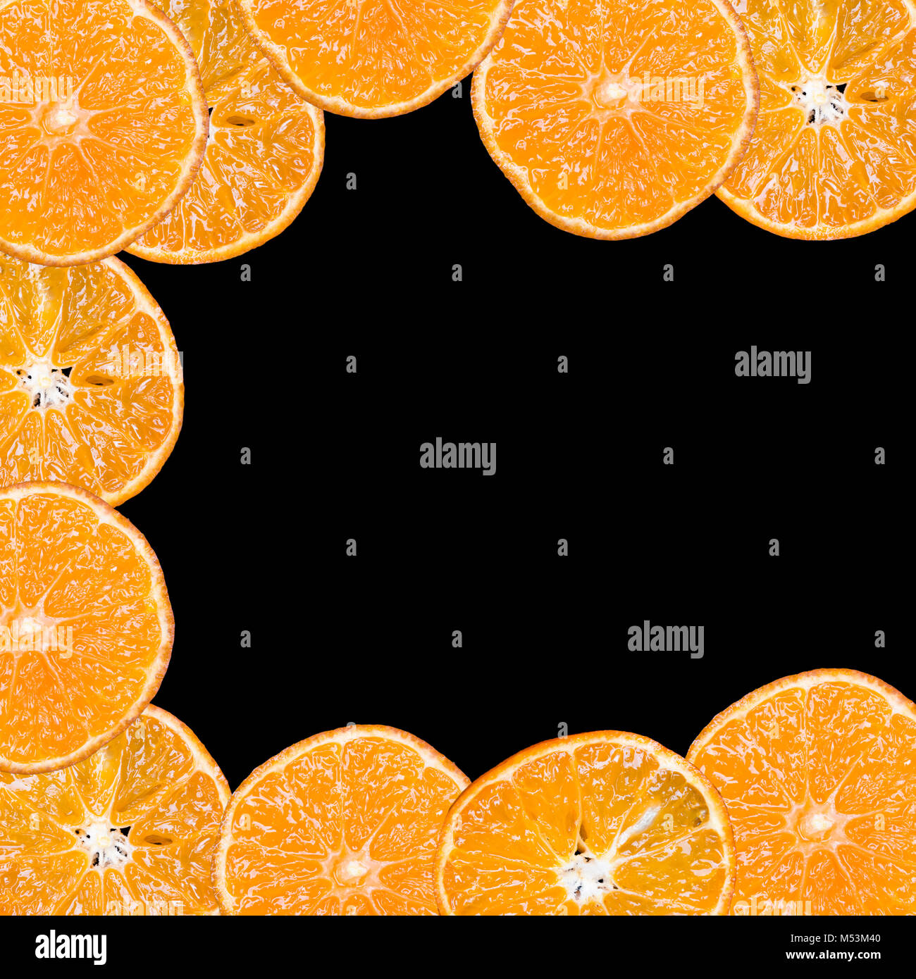 colorful fruit on a black background, with space for text Stock Photo ...