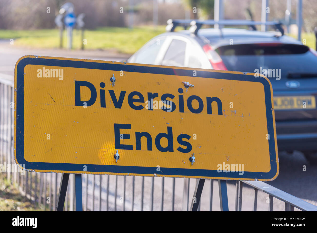 Road diversion hi-res stock photography and images - Alamy