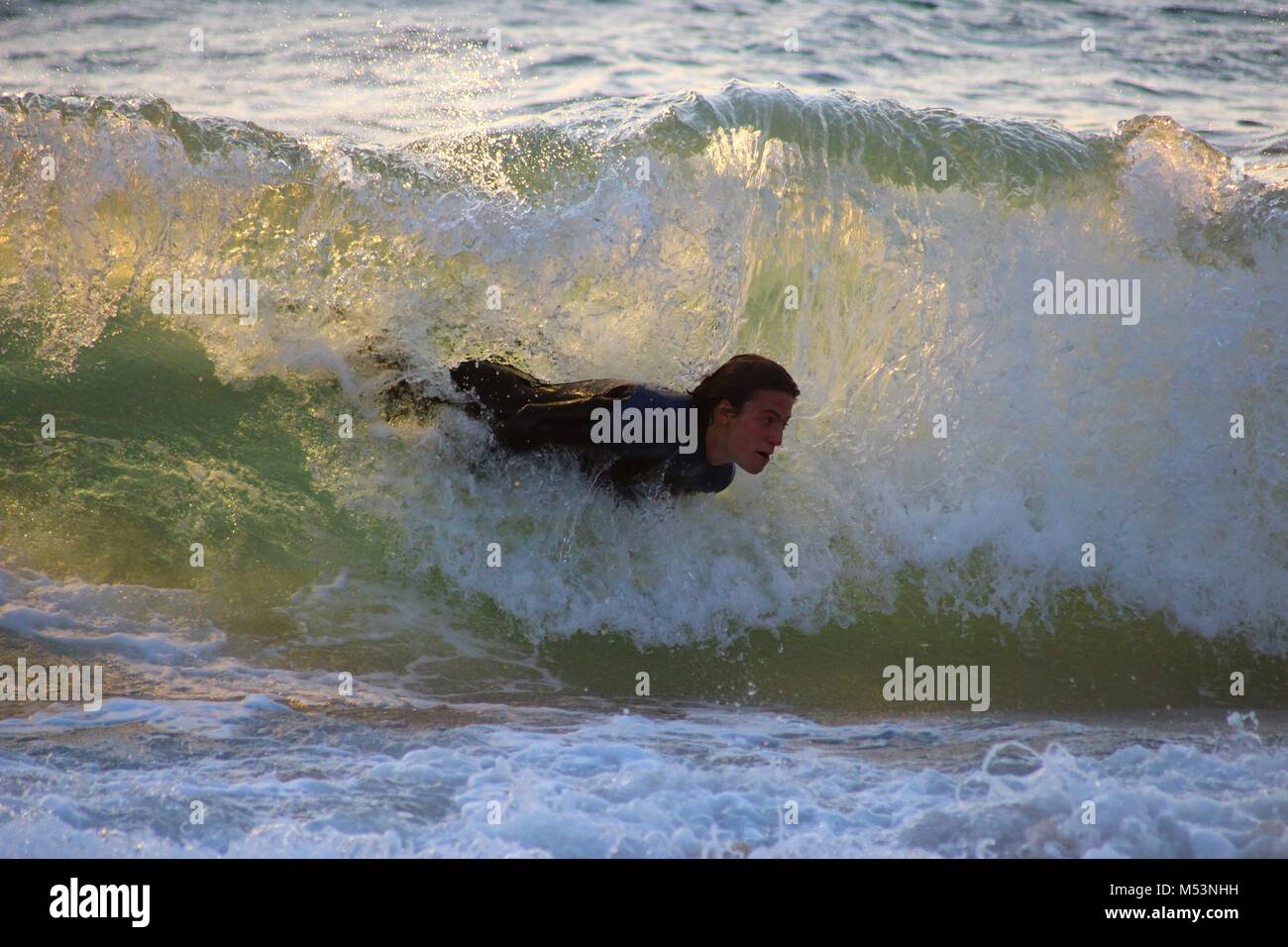 men surfing in the ocean Stock Photo - Alamy