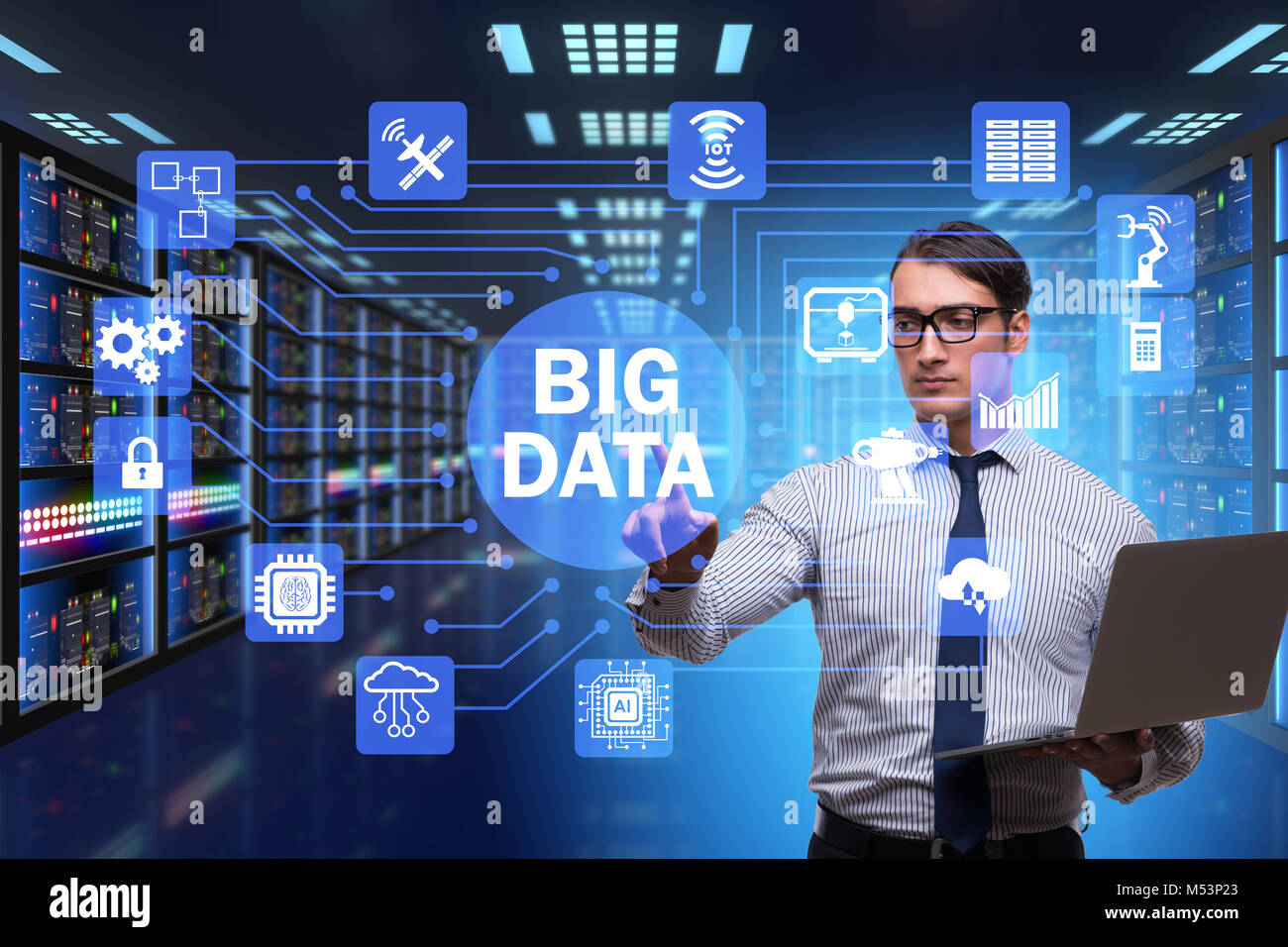 Big data computing concept of modern IT technology Stock Photo - Alamy