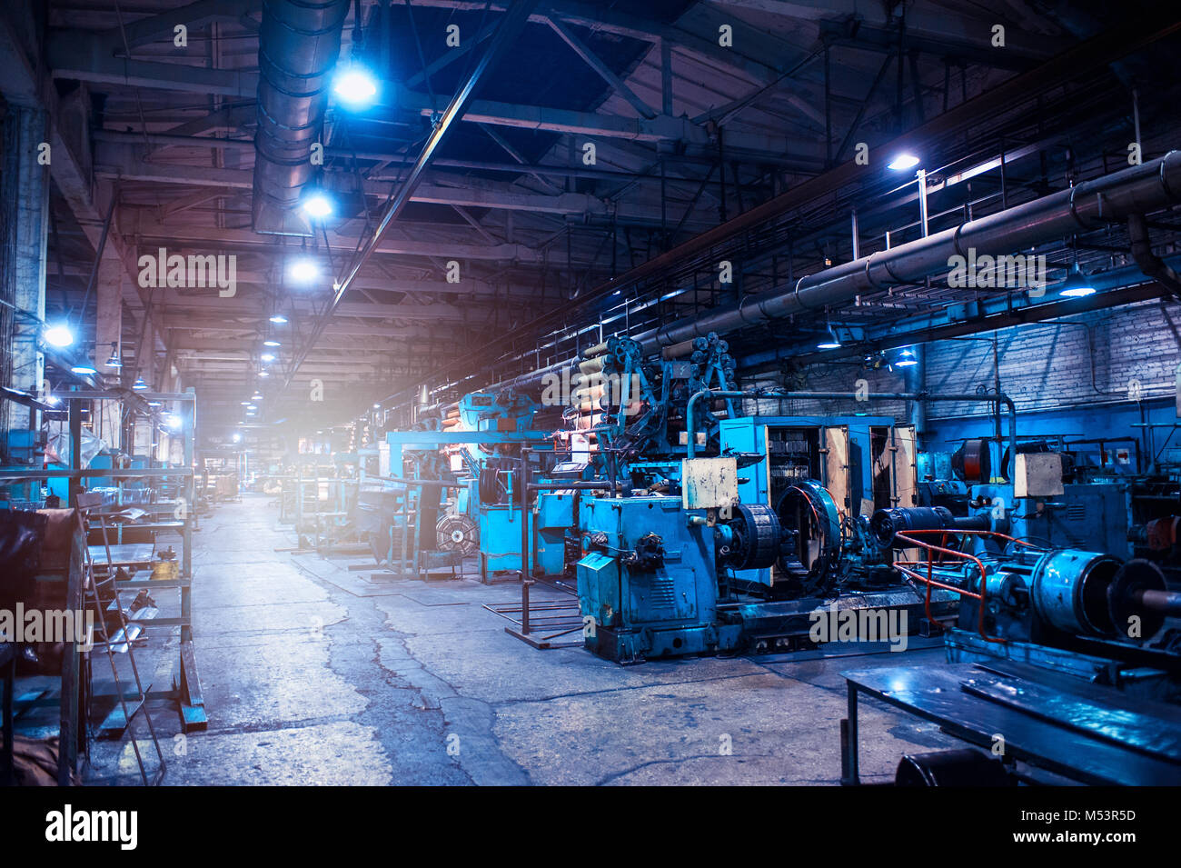Industrial zone background Stock Photo - Alamy