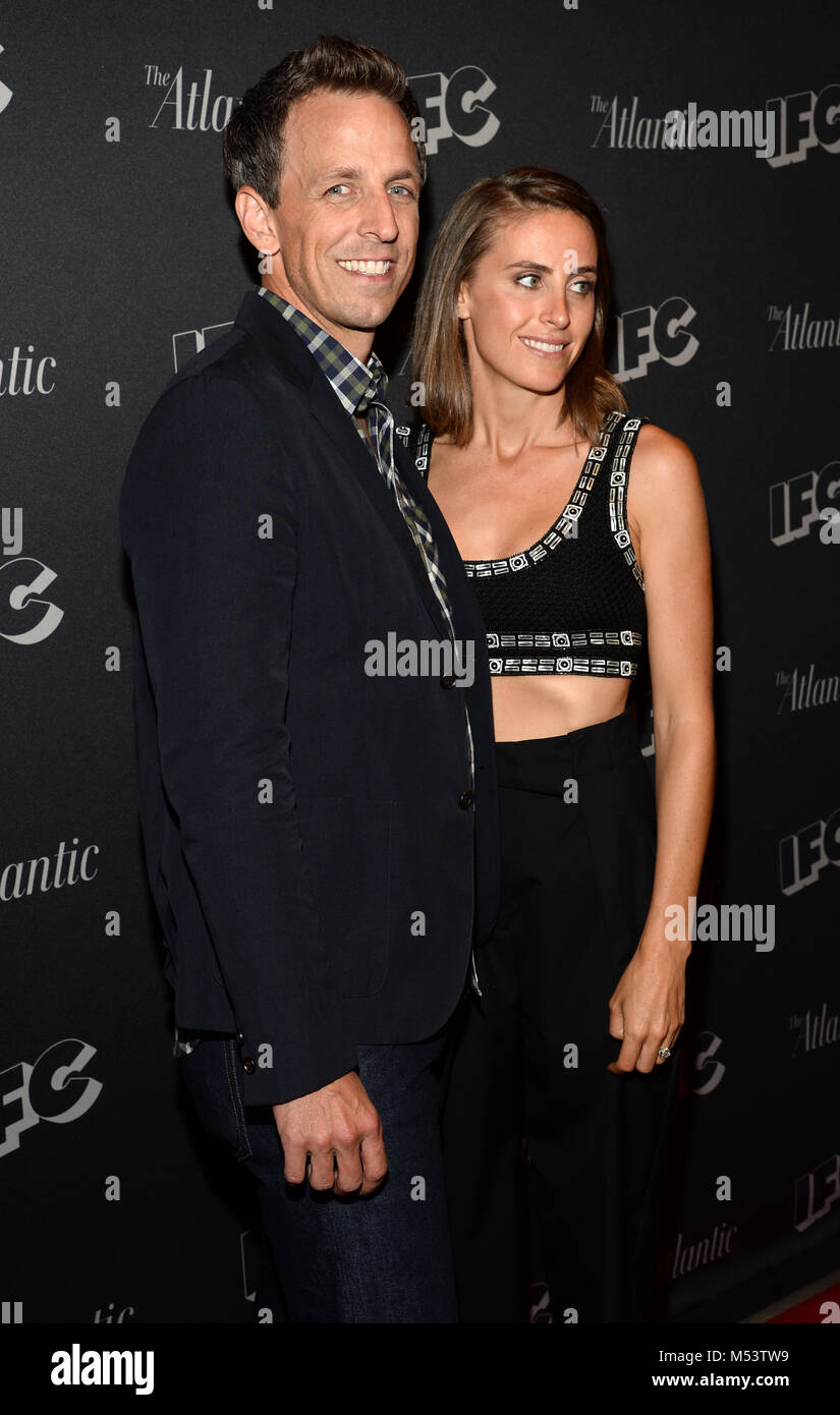 NEW YORK, NY - AUGUST 18: (Seth Meyers, Alexi Ashe attend 'Documentary ...