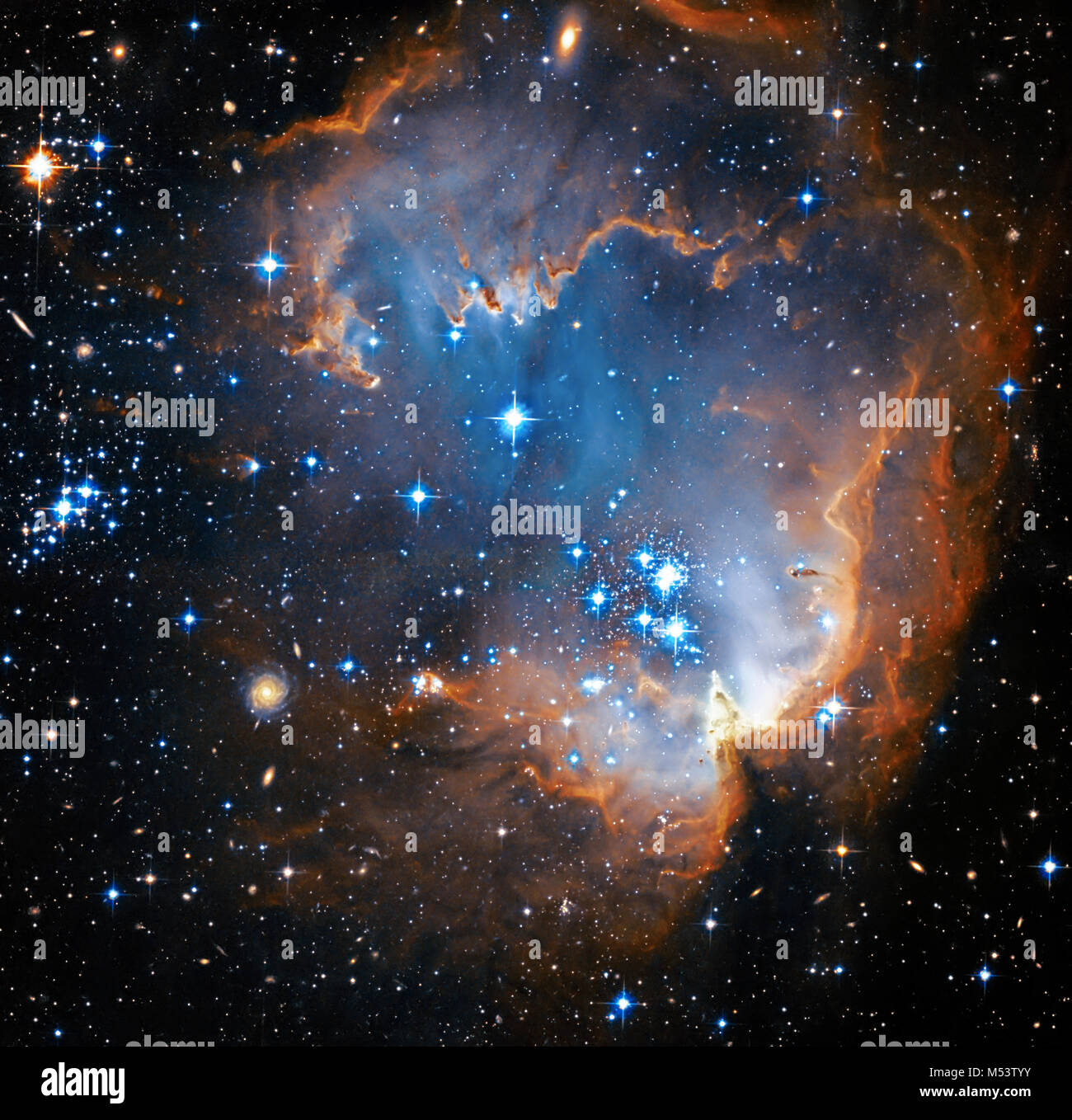 Star Forming region NGC 602. Deep space. Elements of this image ...