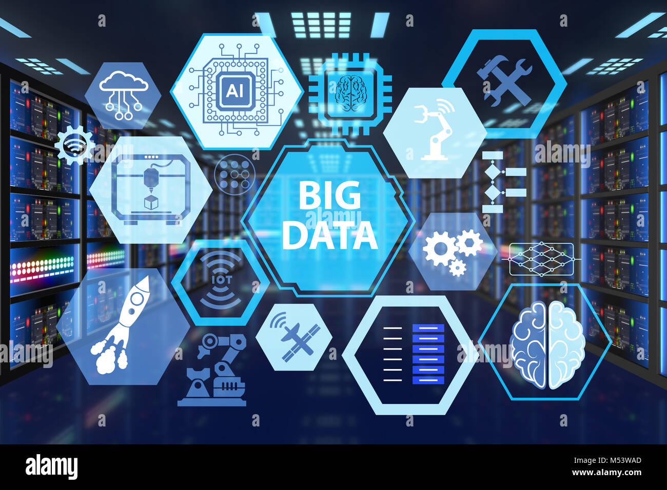Big data computing concept of modern IT technology Stock Photo - Alamy