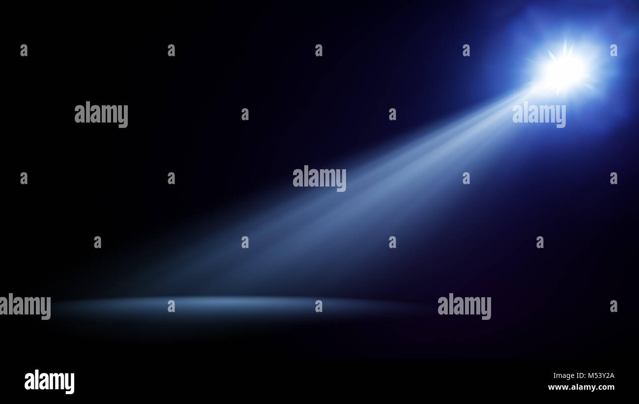 Blue background stage light hi-res stock photography and images - Alamy