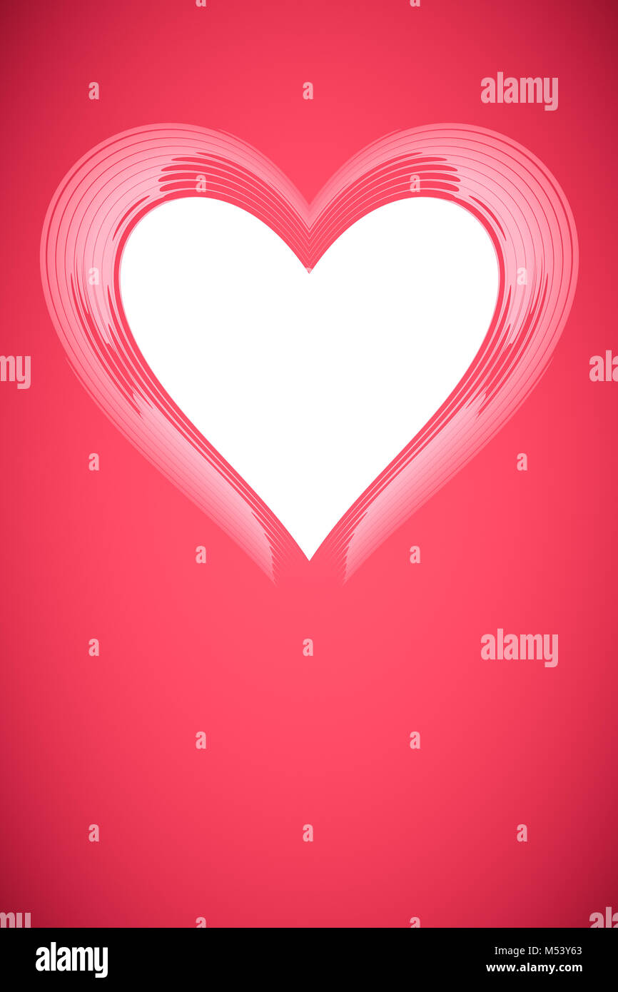 red heart shaped frame Stock Photo - Alamy