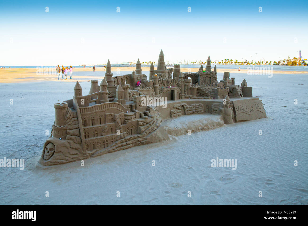 Beach sand sandcastle sea nature hi-res stock photography and images ...