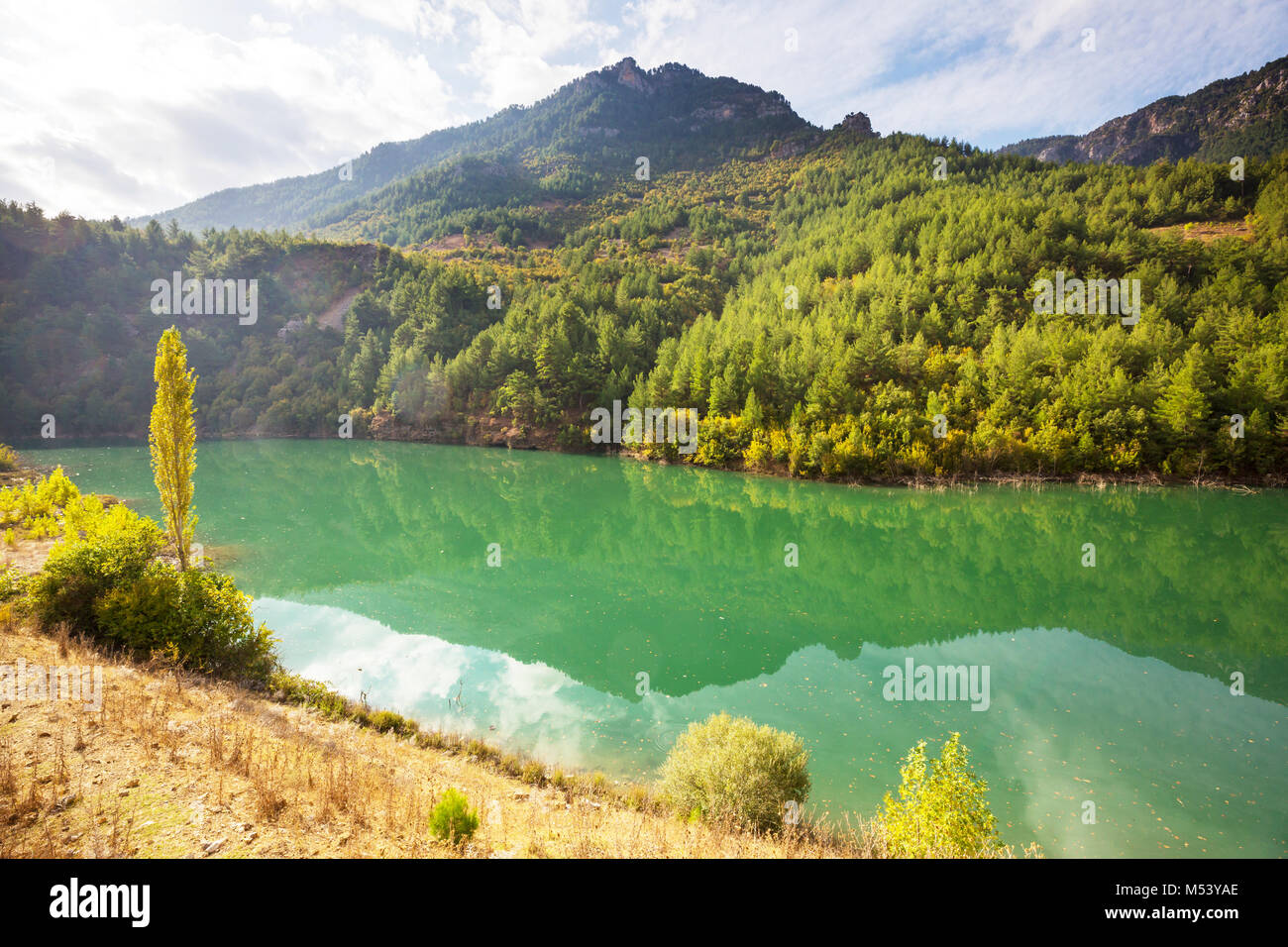 Lake in Turkey Stock Photo - Alamy