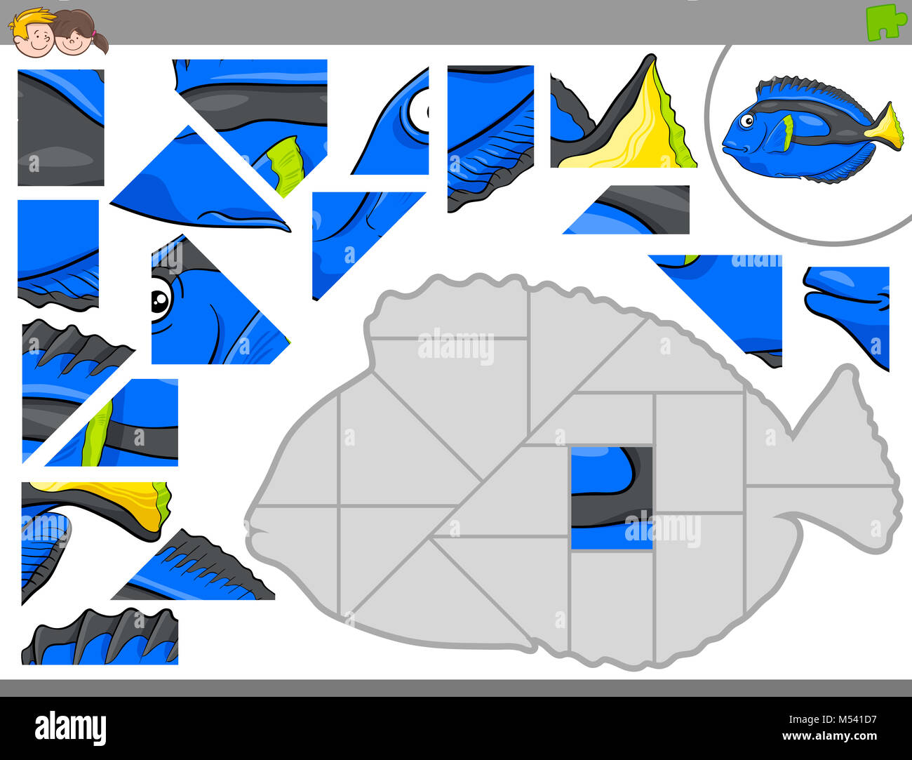 Fish puzzle pieces hi-res stock photography and images - Alamy